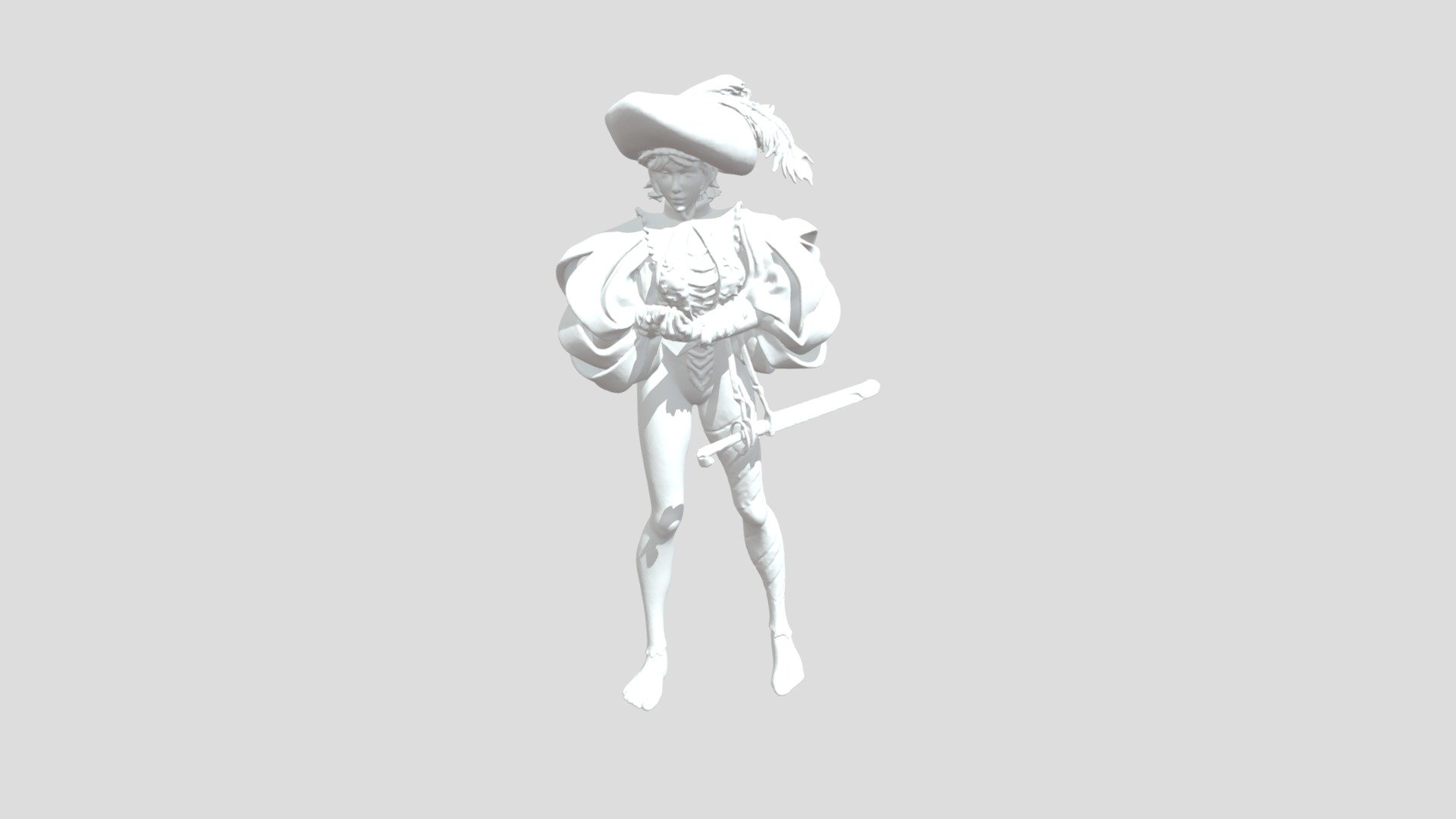 Renaissance Jester - Download Free 3D model by theHIDDENman [515e769 ...