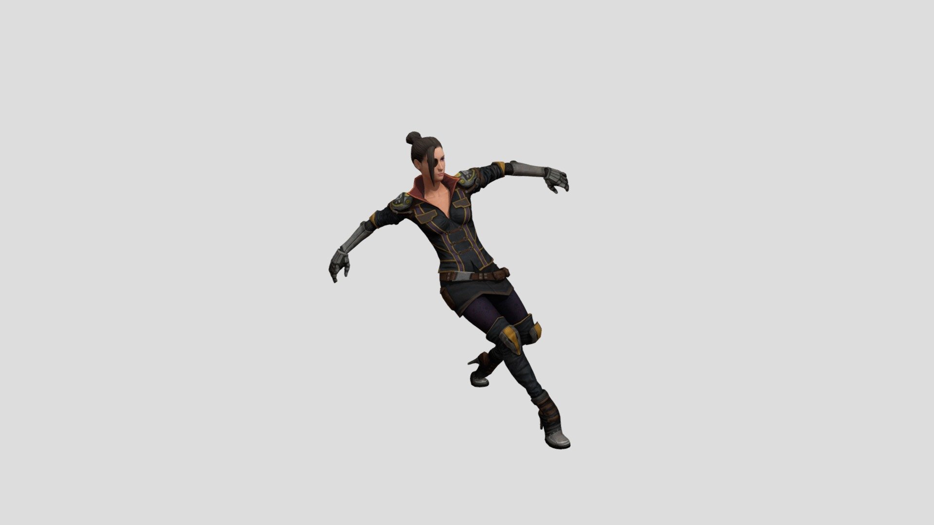 Breakdance Uprock Var 2(evebyconzales)-mixamo - Download Free 3D model ...