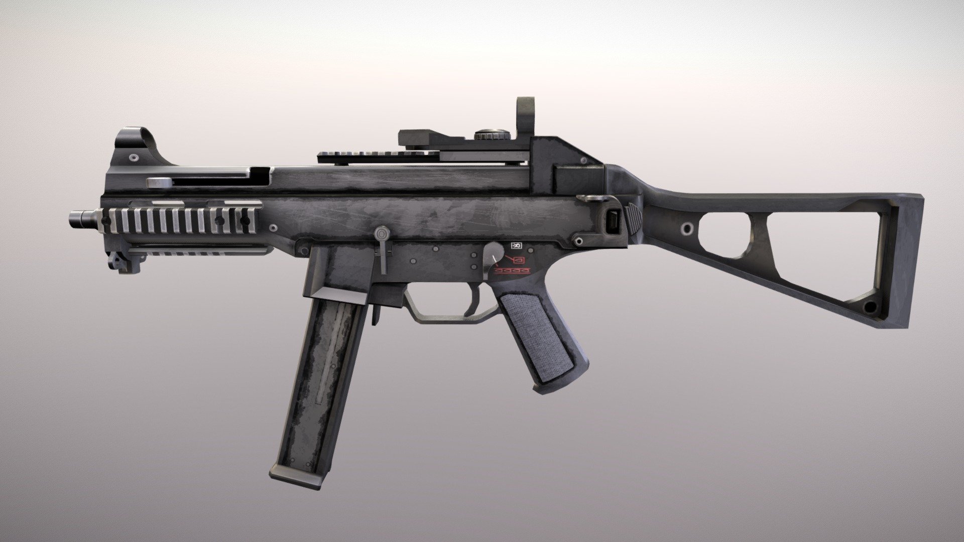 Submachine Gun - Buy Royalty Free 3D model by bsp [516159a] - Sketchfab ...