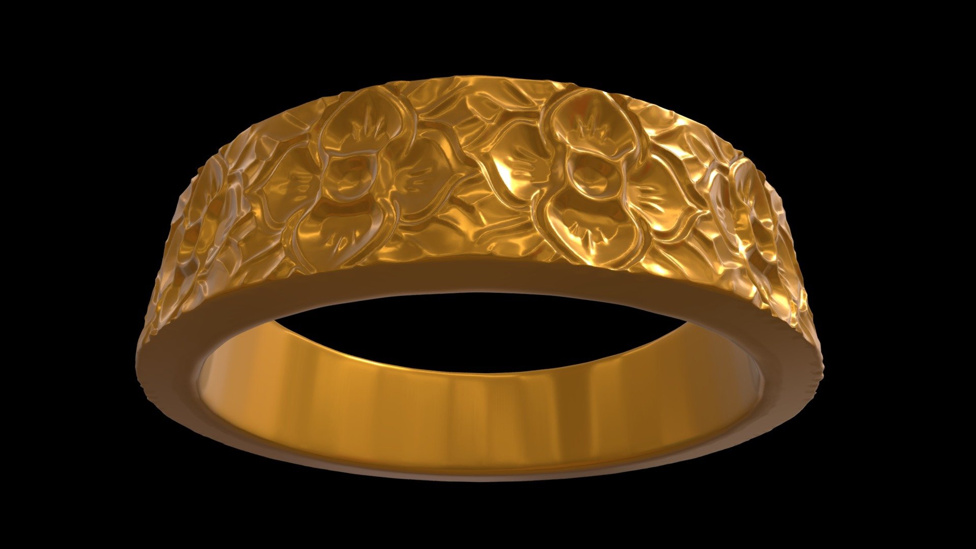 Flowers ring - Buy Royalty Free 3D model by ra.jewerlystudio ...