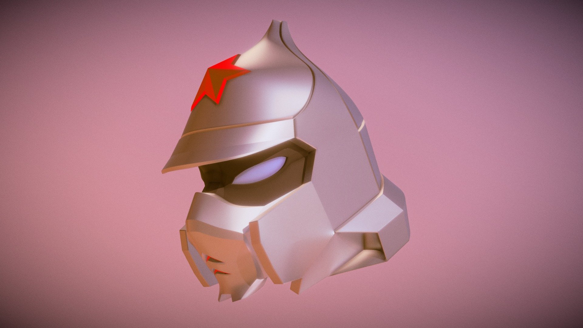 Soviet Mecha Helmet WIP - 3D model by OldGameFan [5166fbd] - Sketchfab
