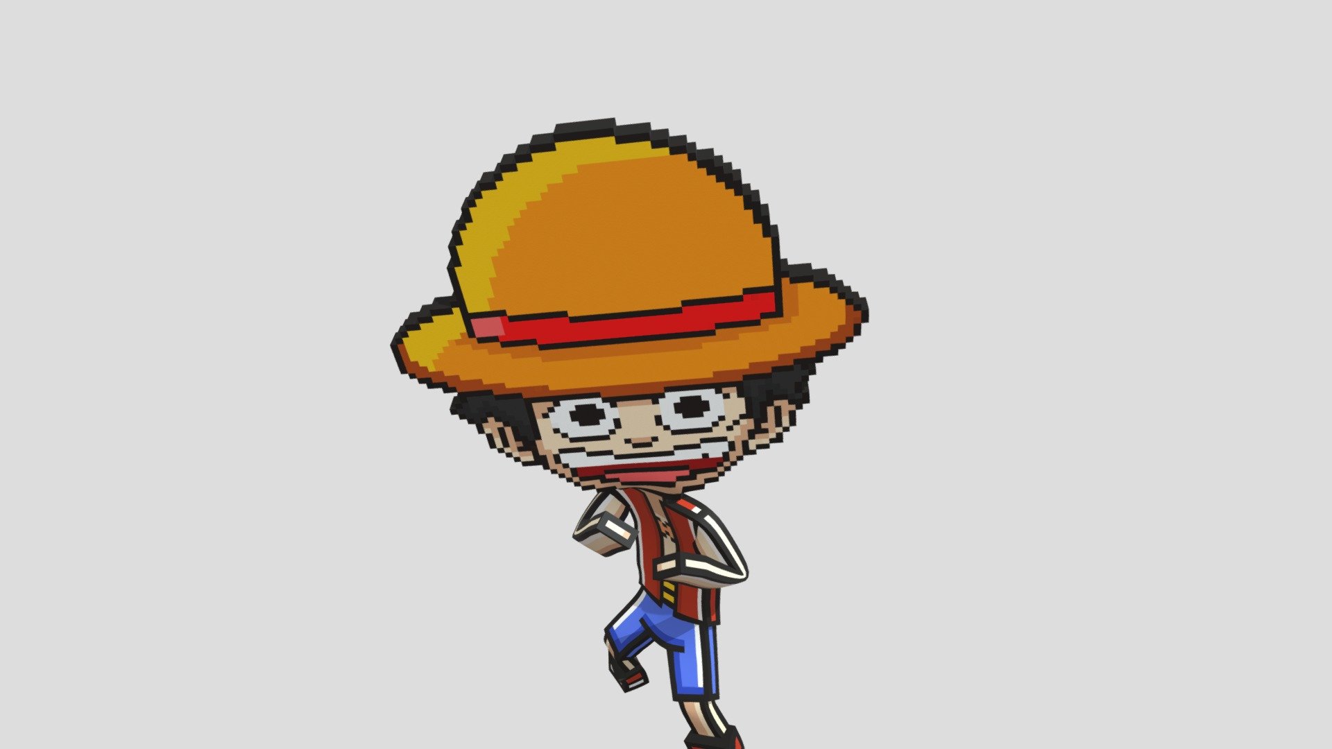 Luffy - 3D model by UltrapixelFR [51697e7] - Sketchfab