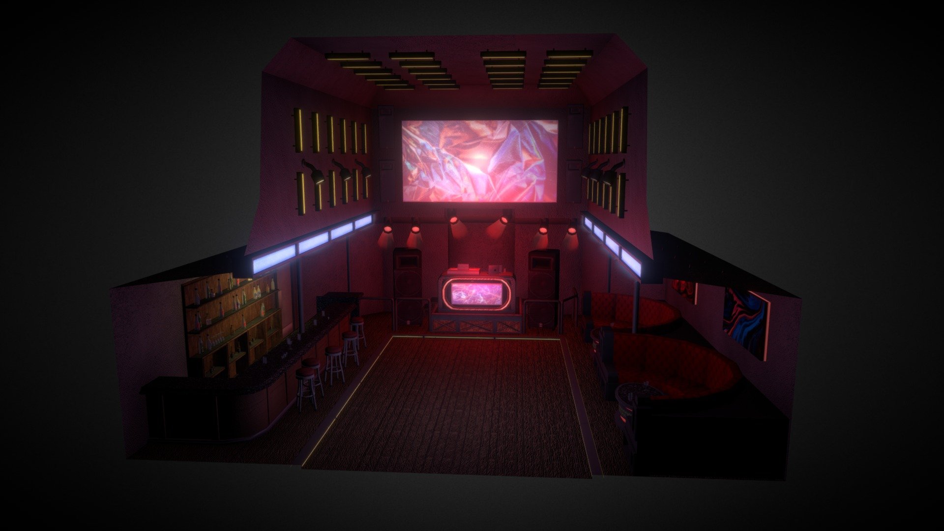 Night Club - Download Free 3D model by MBRODERI2 [51698a2] - Sketchfab