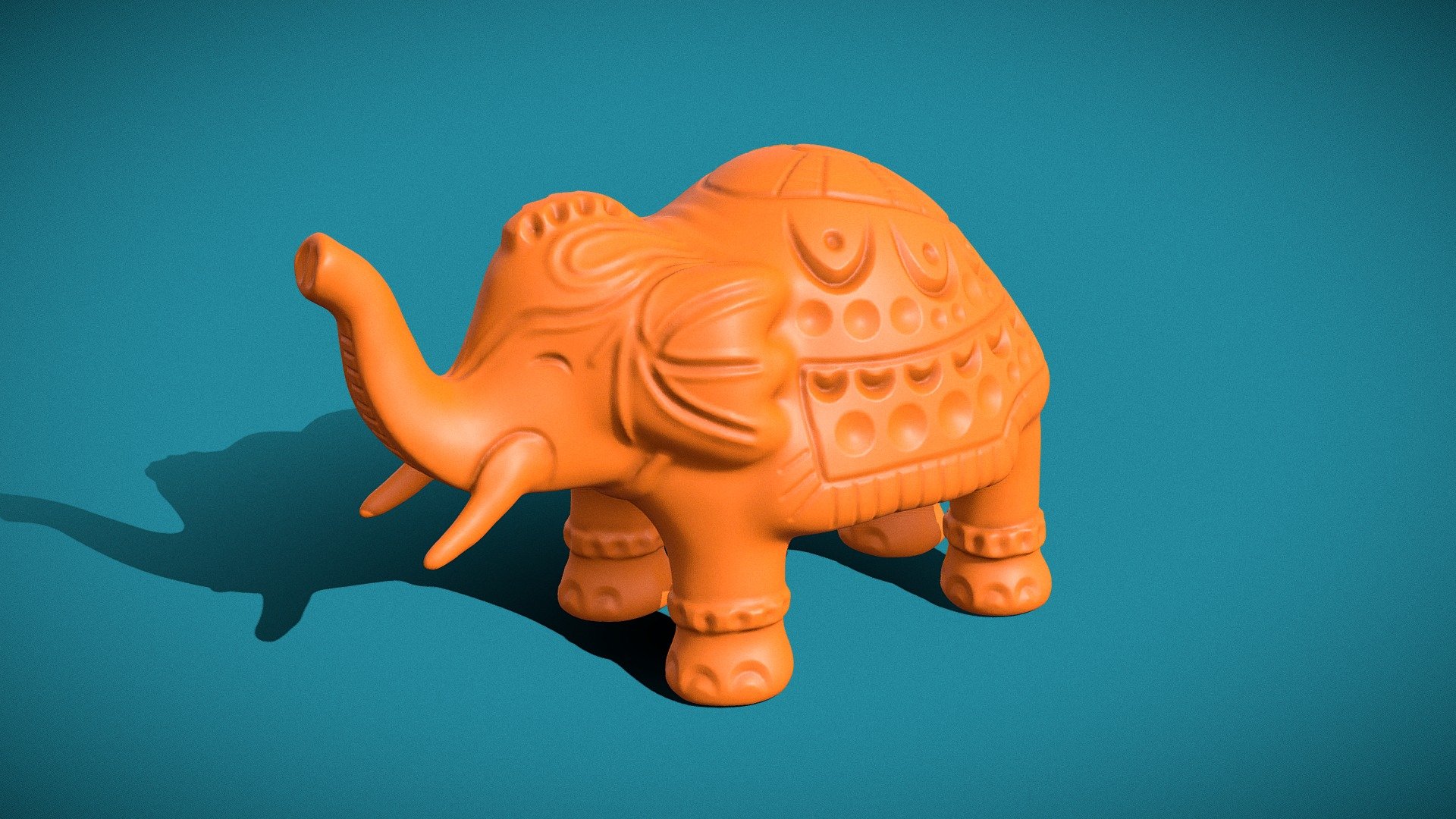 Elephant Figurine 3D Print - Buy Royalty Free 3D model by 3D Chop Art ...