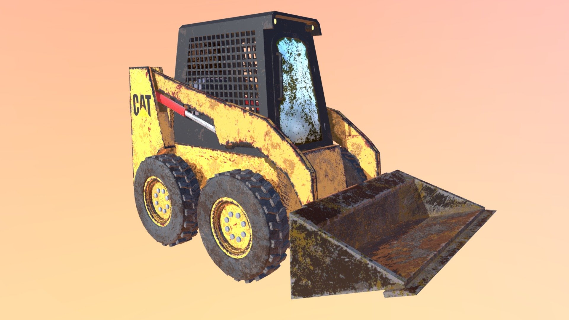 Animated Skid Steer - 3D model by Carlton (@Echo7567) [516b6e1] - Sketchfab
