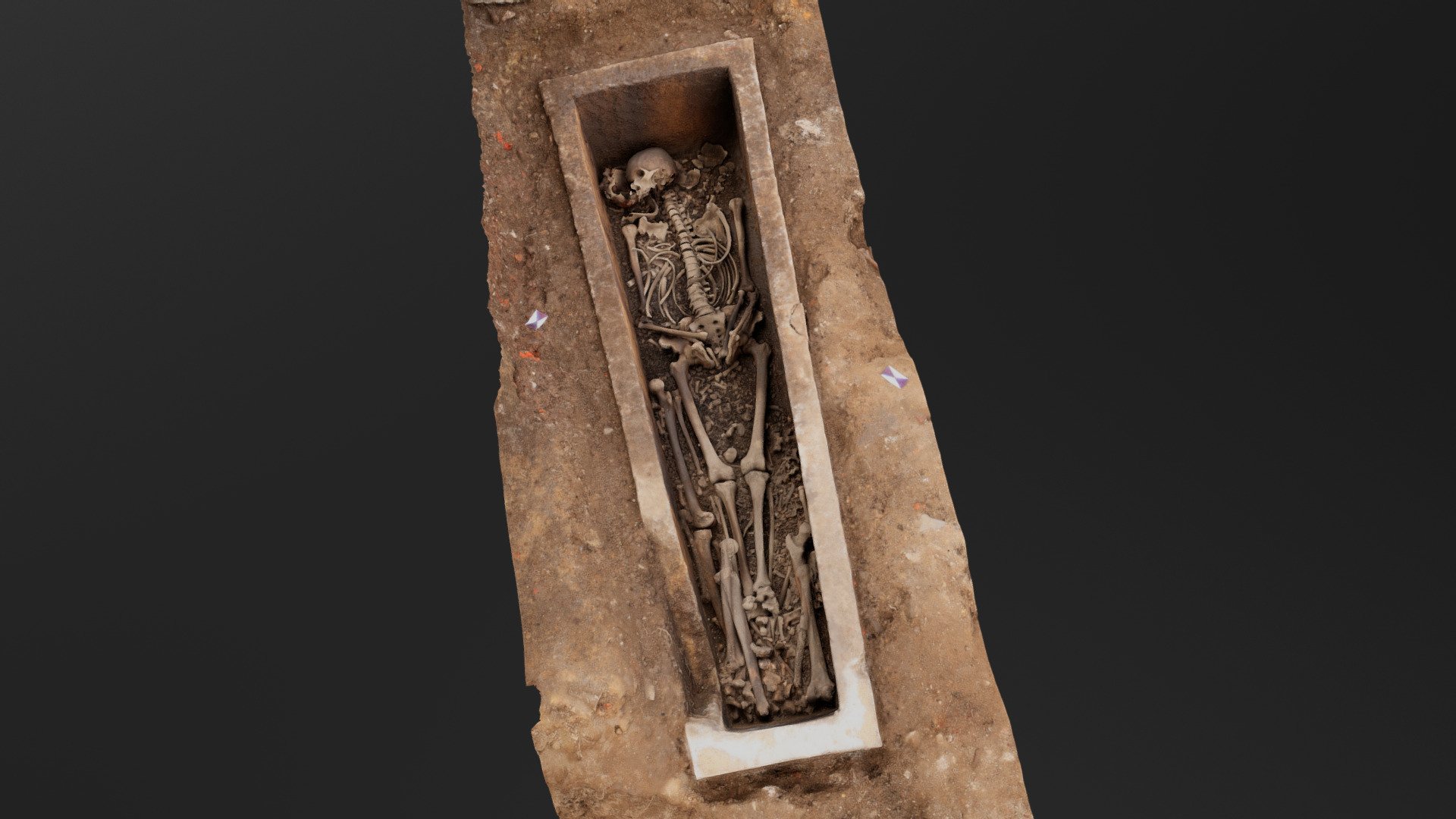 Rezé, Saint-Lupien 2016. Sépulture médiévale. - 3D model by Matthieu ...