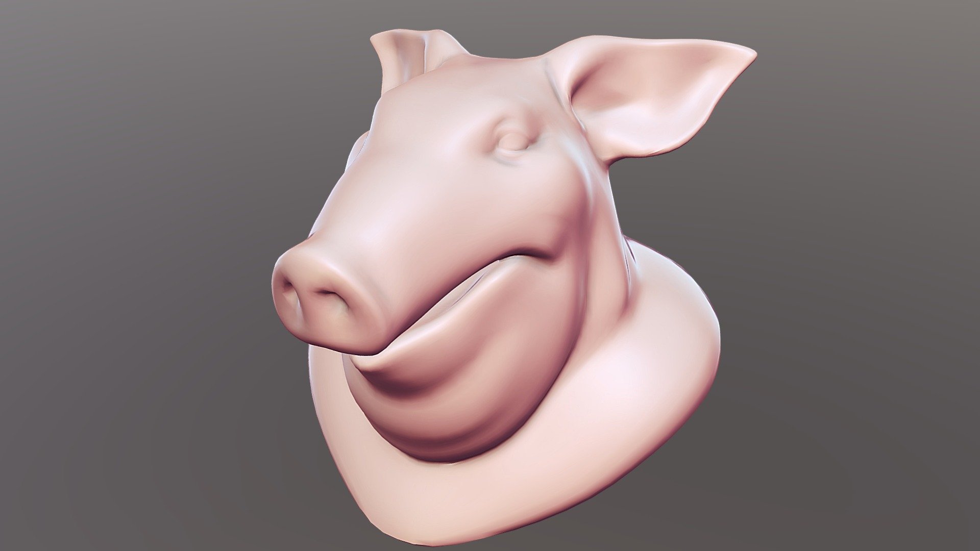 Pighead - Download Free 3D model by Wanderson Pereira (@mr_procedurals ...