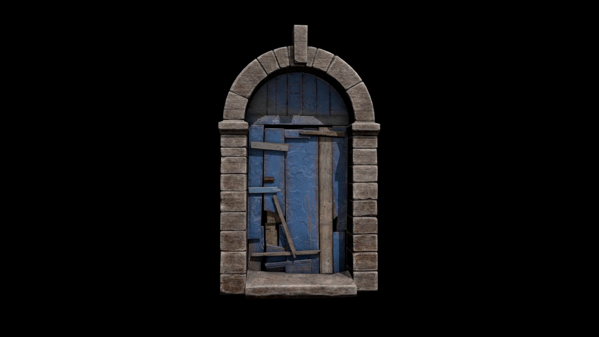 Medieval door - 3D model by defo [5170acf] - Sketchfab