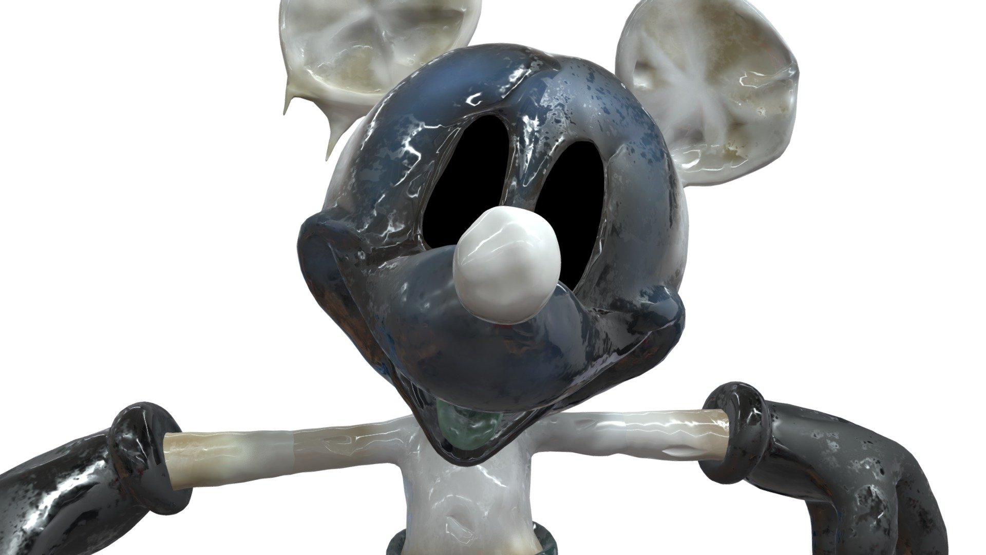 FNATI Photo Negative Mickey 2022 Retextured - Download Free 3D model by ...
