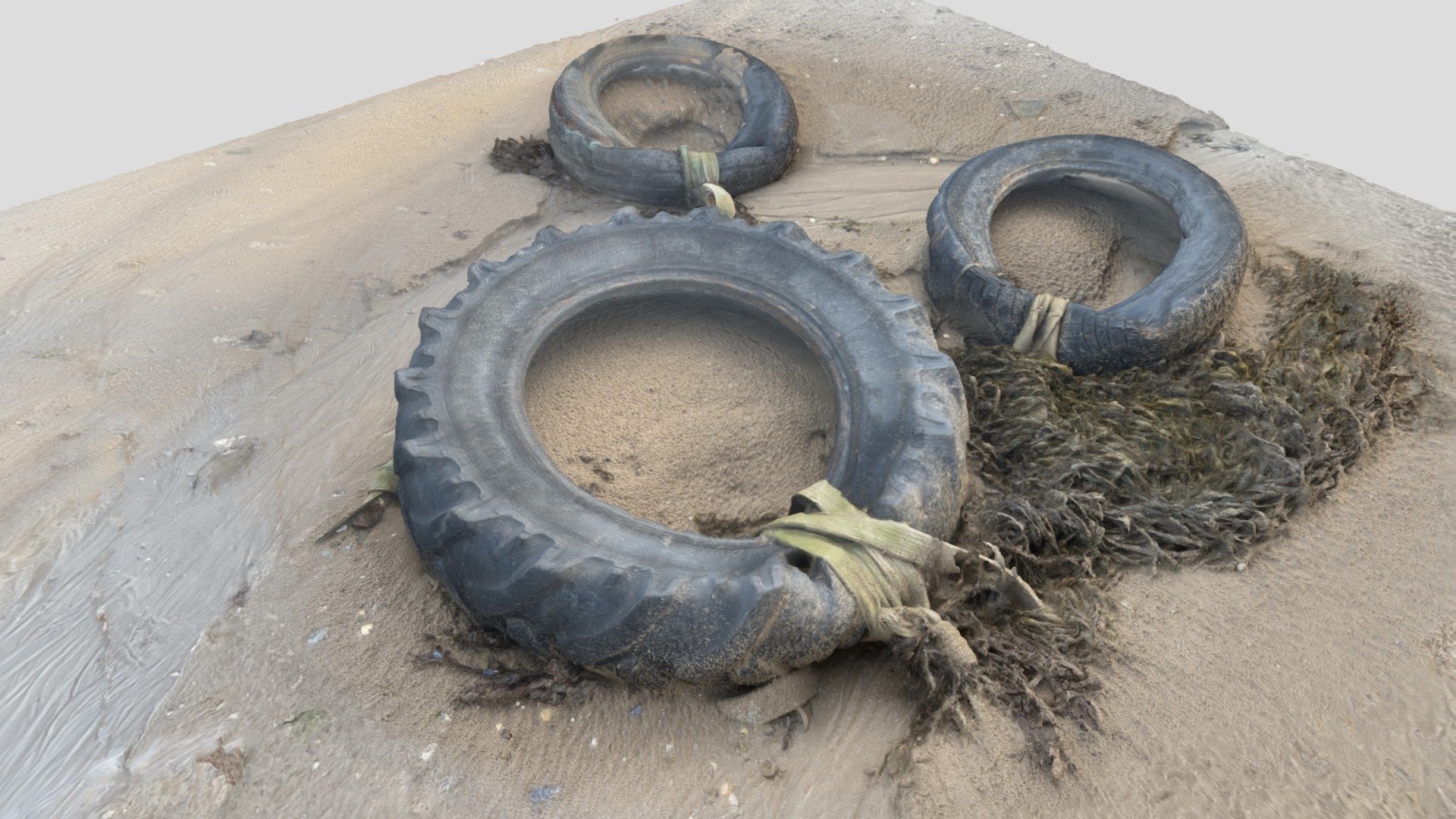 Tyre Flotsam Model - Download Free 3D model by emcderm [517199f ...