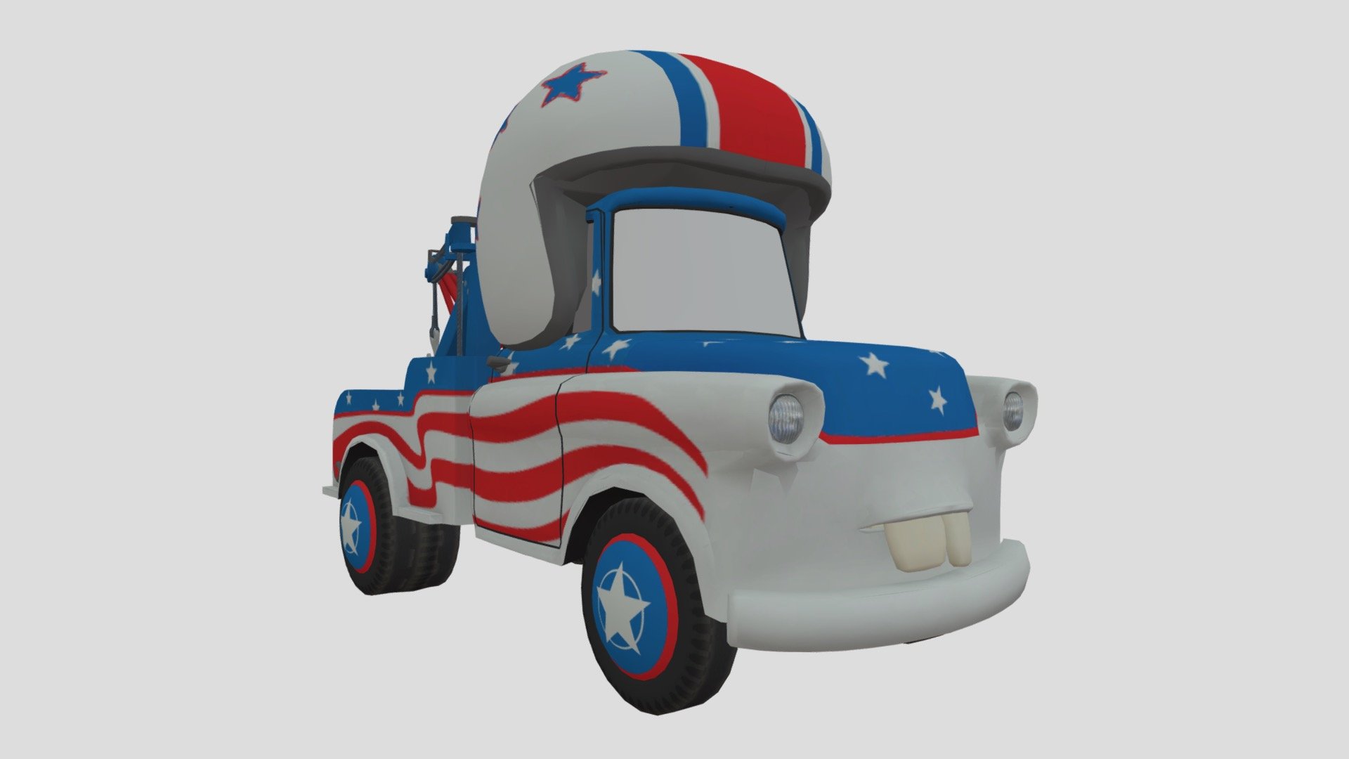 Cars 3 Driven To Win Mater The Greater - Download Free 3D model by SMF ...