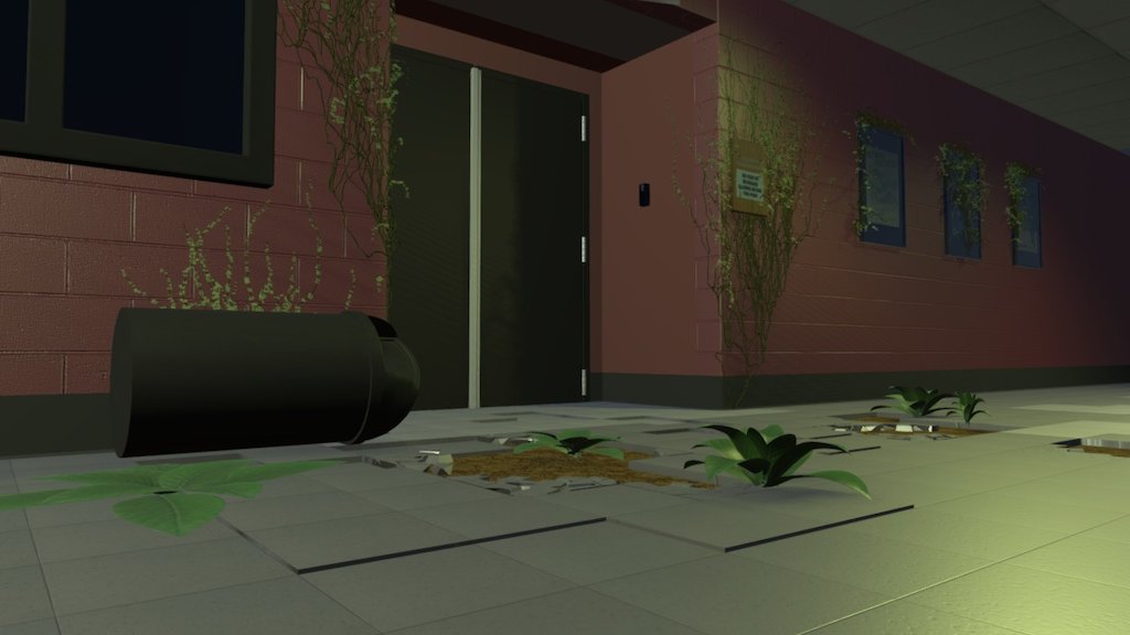 3D lab hallway - 3D model by virtualturtle [5175c18] - Sketchfab