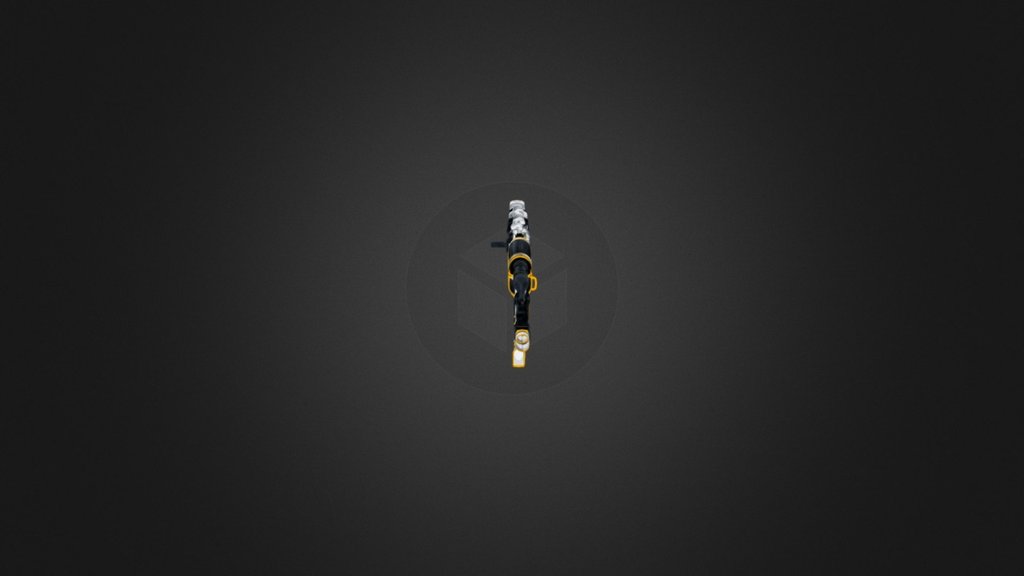 AK-47 WarZilla Yellow Rage - 3D model by durlywashere [5175e01] - Sketchfab