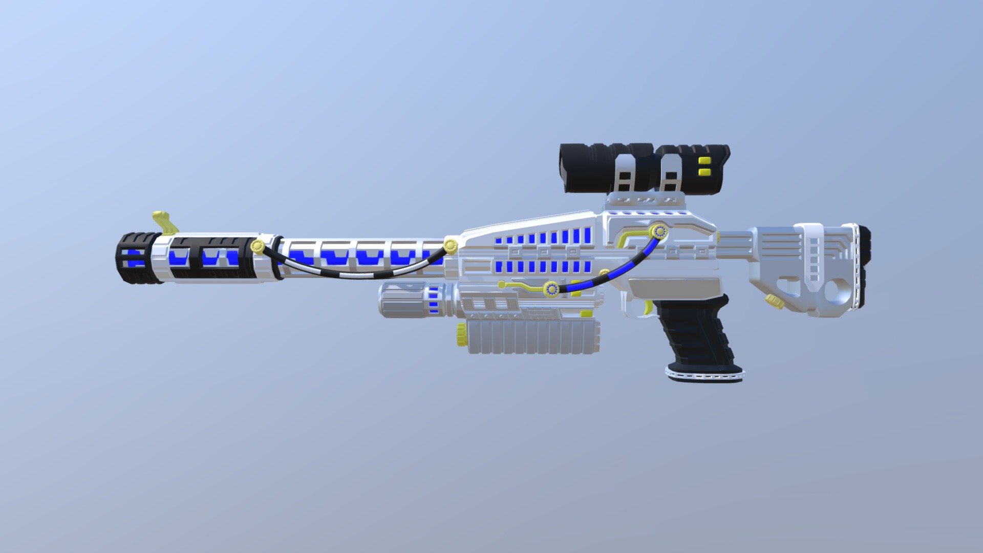 Energy Sniper Rifle v1 - 3D model by Hilman Mauludin (@hilmatrix ...