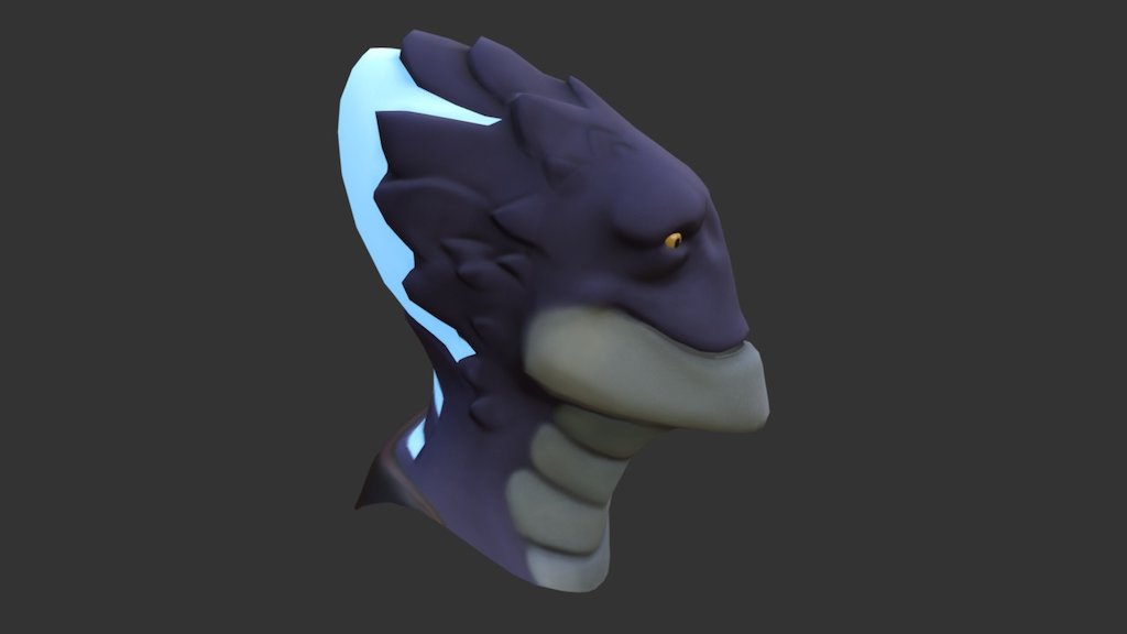 Low Poly Alien - 3D model by courtneybens [5179c8a] - Sketchfab