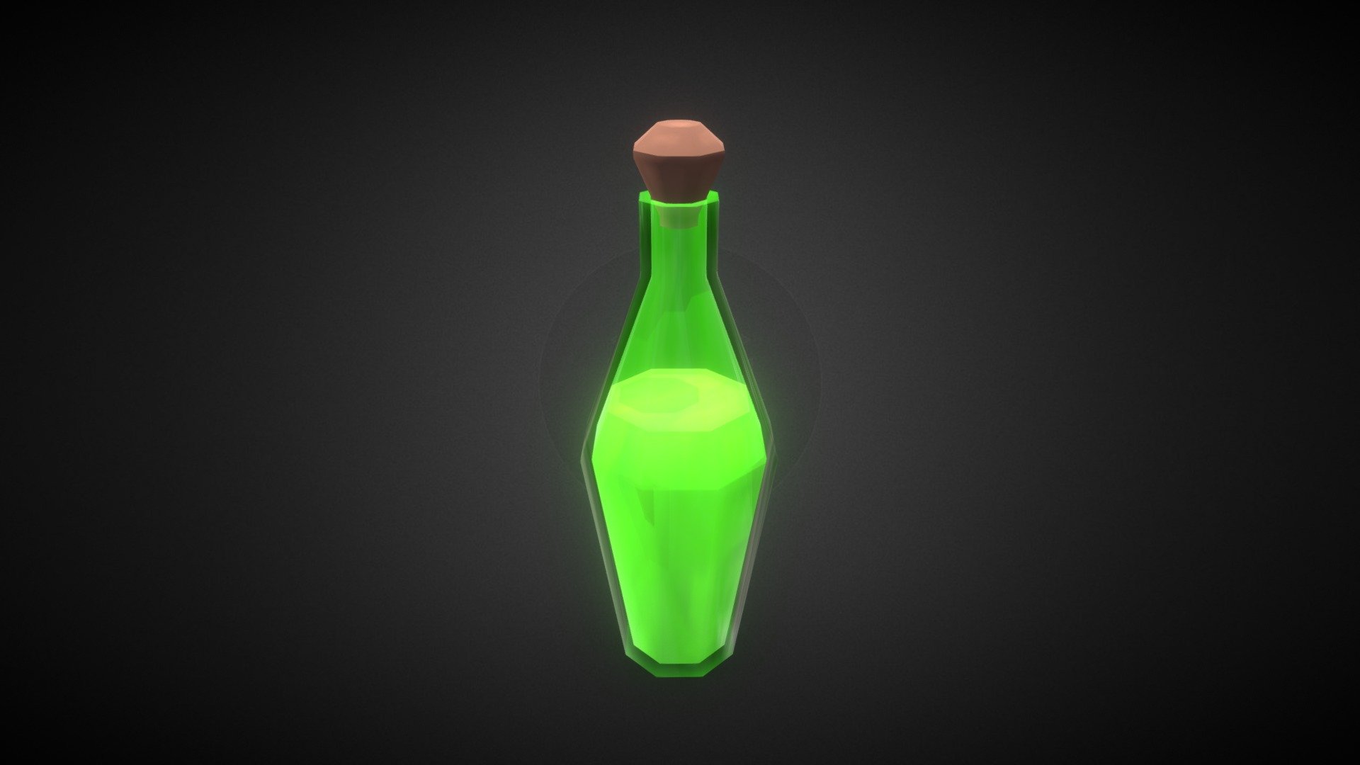 Glass Green "Acid Poison" potion - Buy Royalty Free 3D model by LURA ...