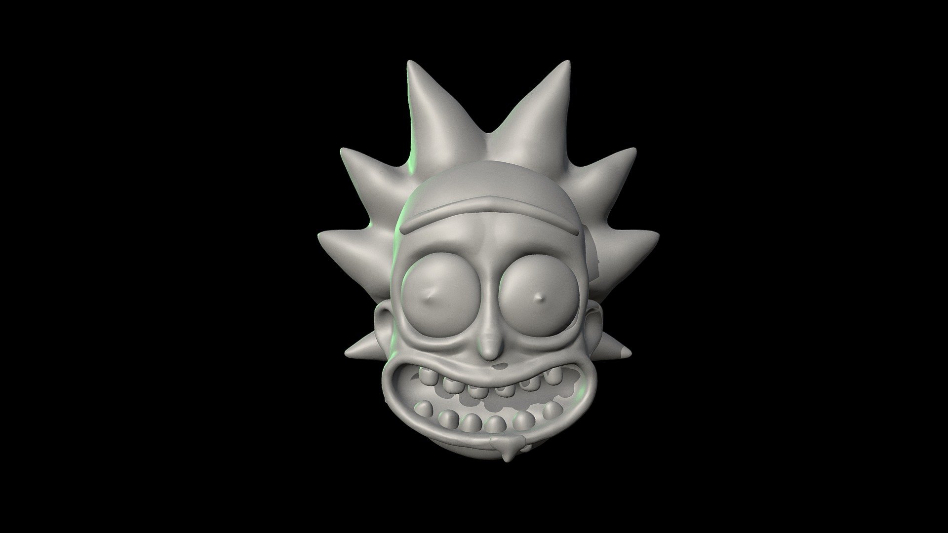 Rick Sanchez (keychain) 3d printable - Buy Royalty Free 3D model by ...