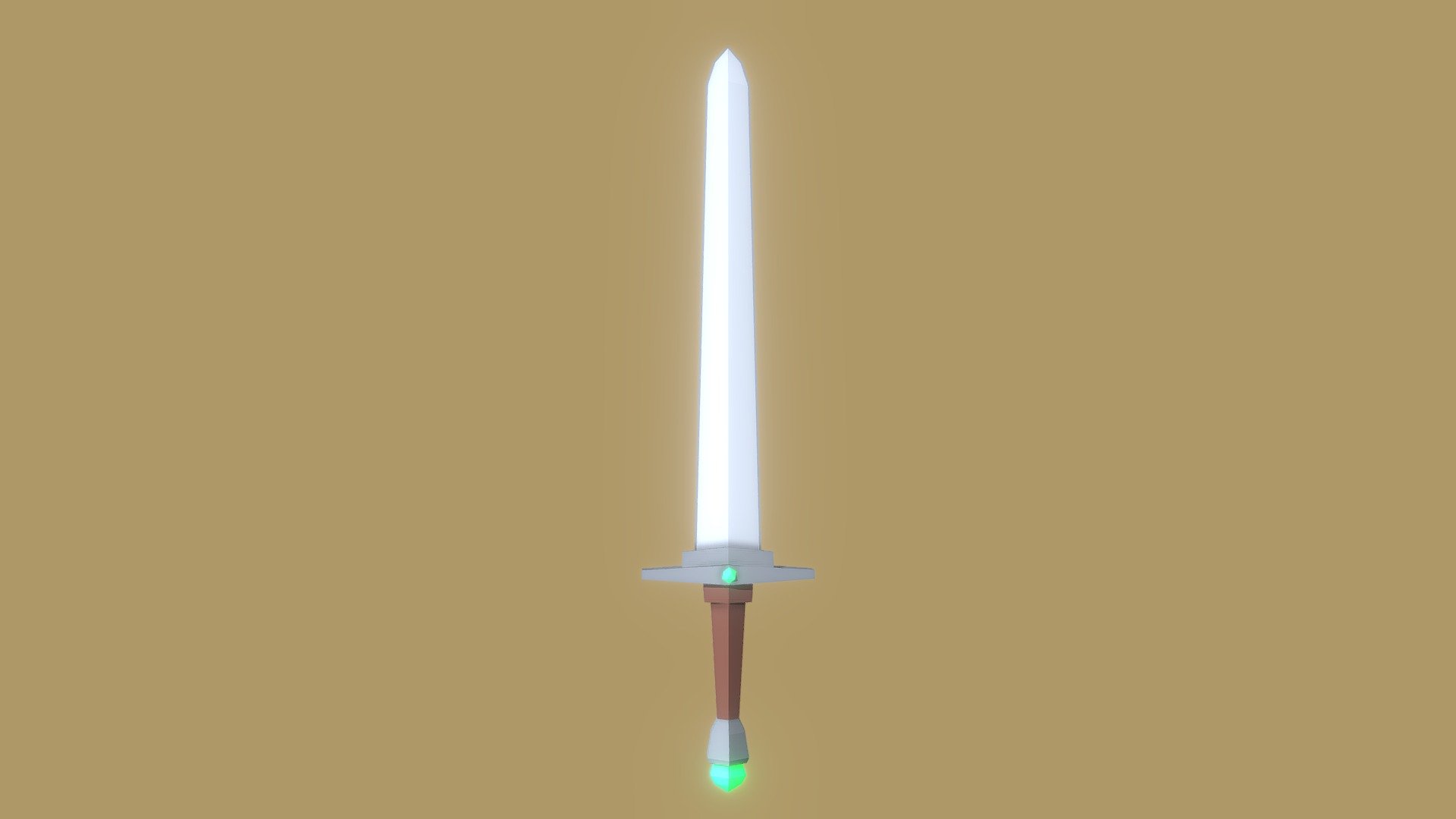 Low-Poly Sword - Download Free 3D model by burgerPanties [517c677 ...