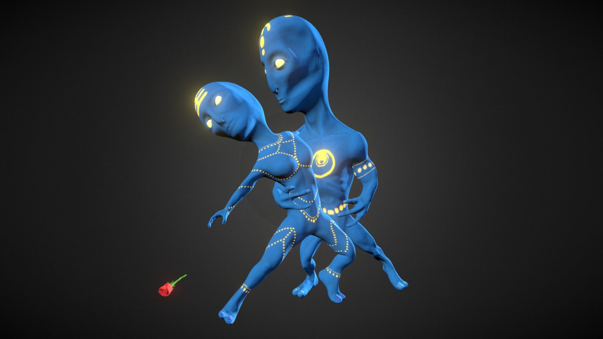 Alien Tango - Download Free 3D model by RalphDeving [517cc1e] - Sketchfab