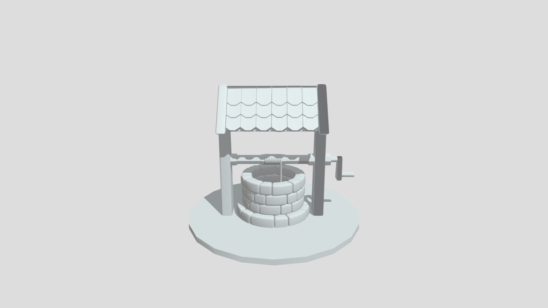 well - 3D model by nihesh [5180081] - Sketchfab