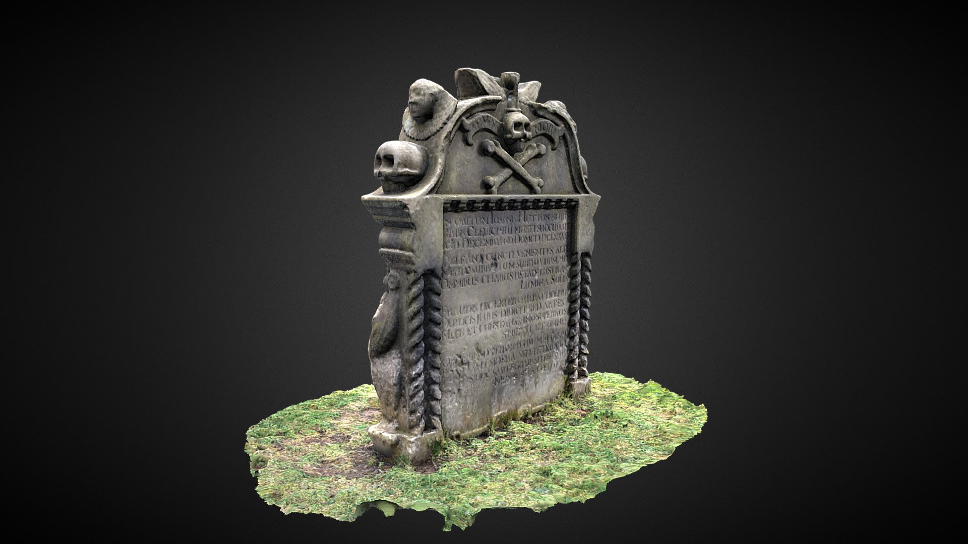 Vennel Churchyard Queensferry Gravestone - Download Free 3D model by Douglas Ledingham (@Douglas ...