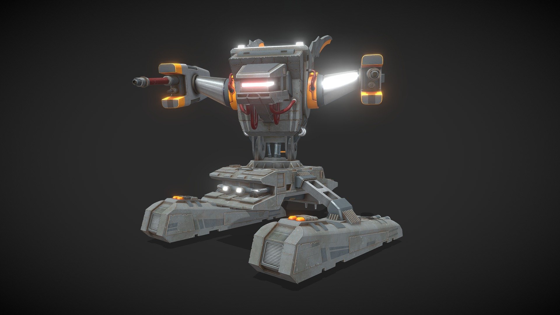Mobile Hover Unit Tank - Posed - Buy Royalty Free 3D model by Philip ...