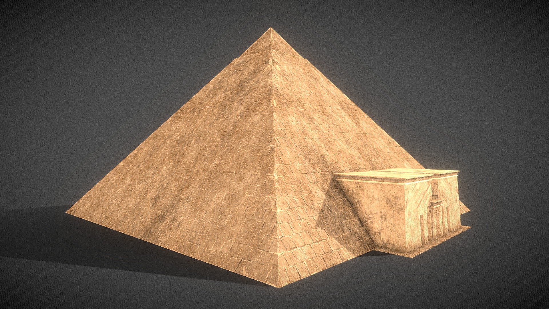 Egyptian Pyramid - Buy Royalty Free 3D model by Zhang Shangbin ...