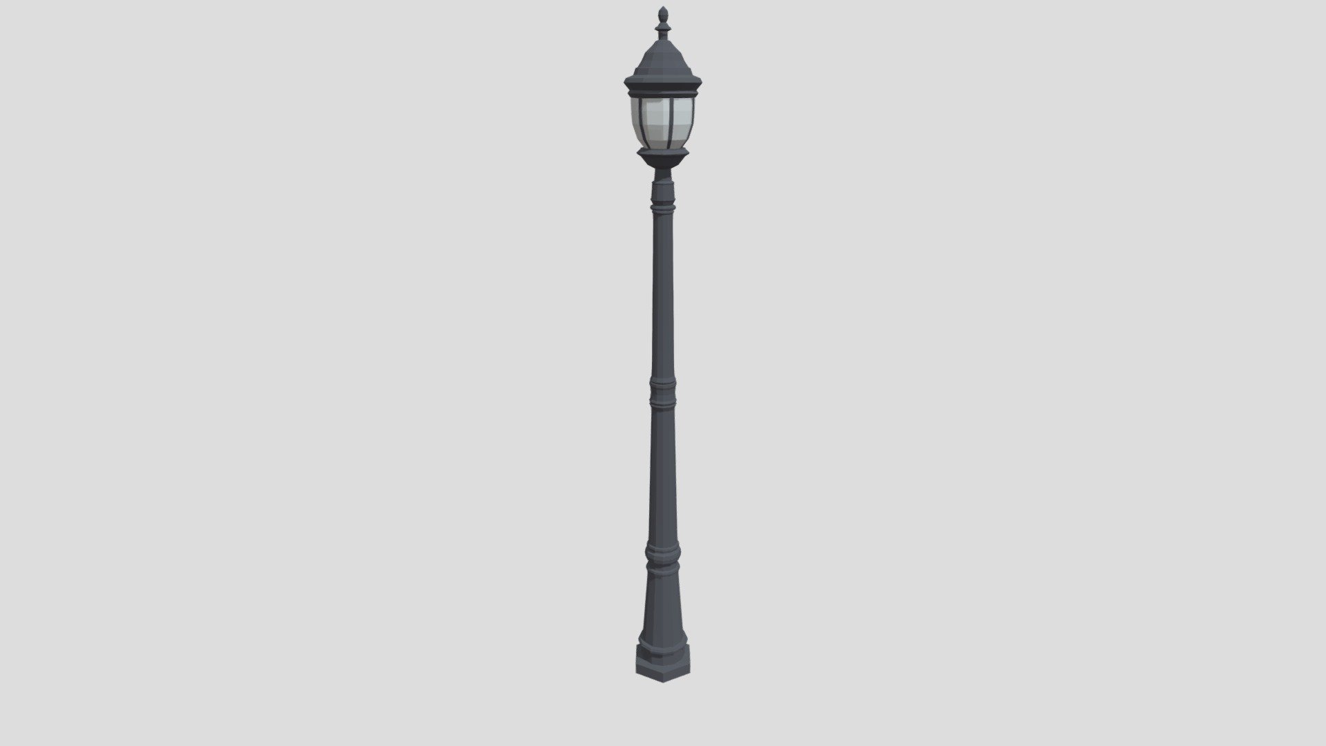 Lamp post from Poly by Google - Download Free 3D model by IronEqual ...