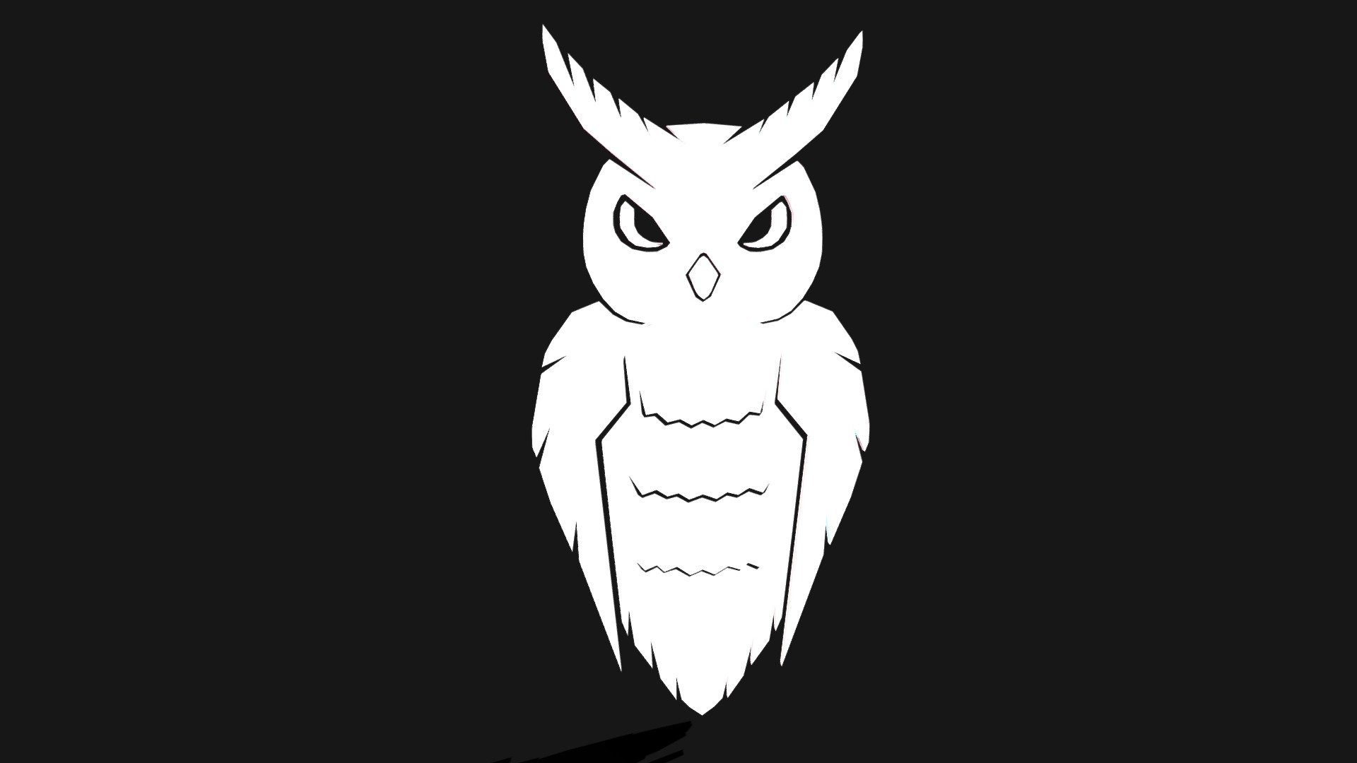 Owl logo - 3D model by DragonsWillFly [5182b7a] - Sketchfab