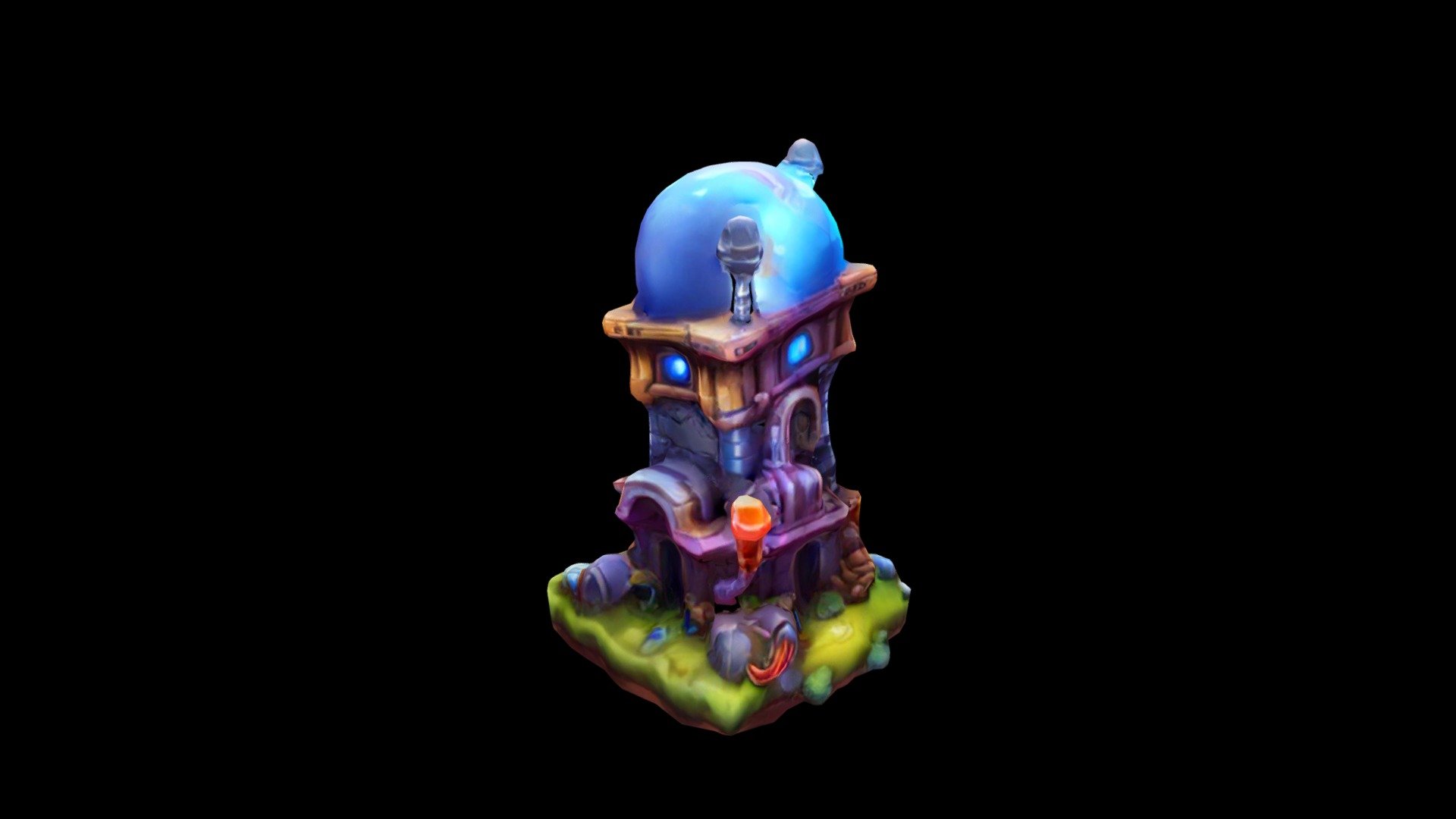 Tower Fall RTS building 073bfa36-24fd-453e-8e25- - Download Free 3D ...