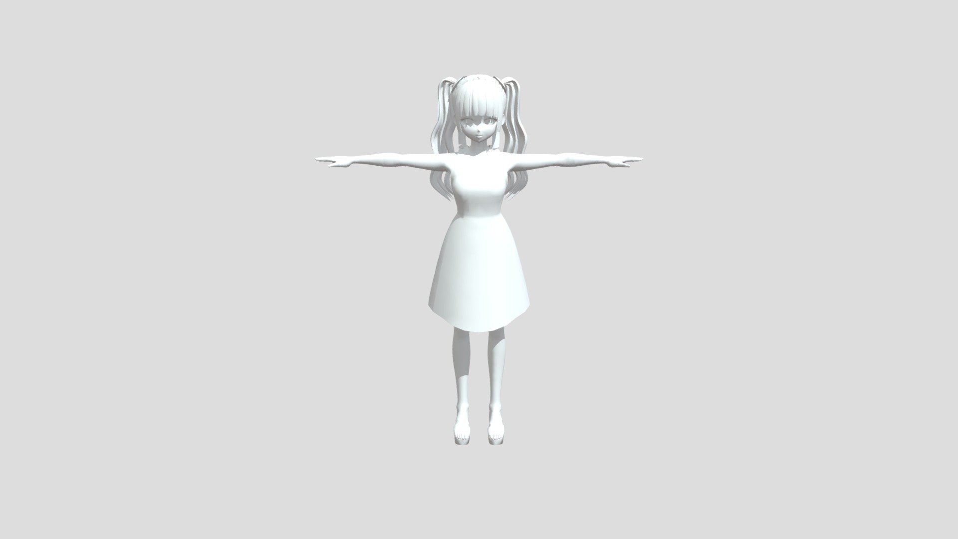 vtuber vrm 3d obj virtual live broadcast - Download Free 3D model by ...