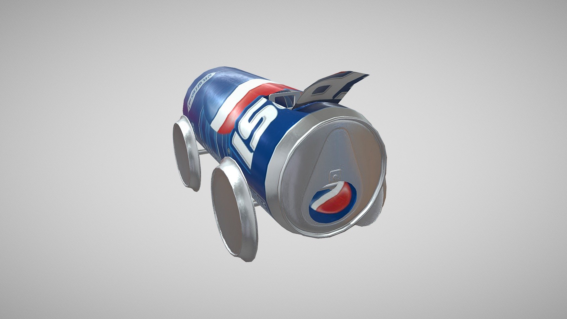 PepsiCanCar - 3D model by col19488021 [5184c7c] - Sketchfab