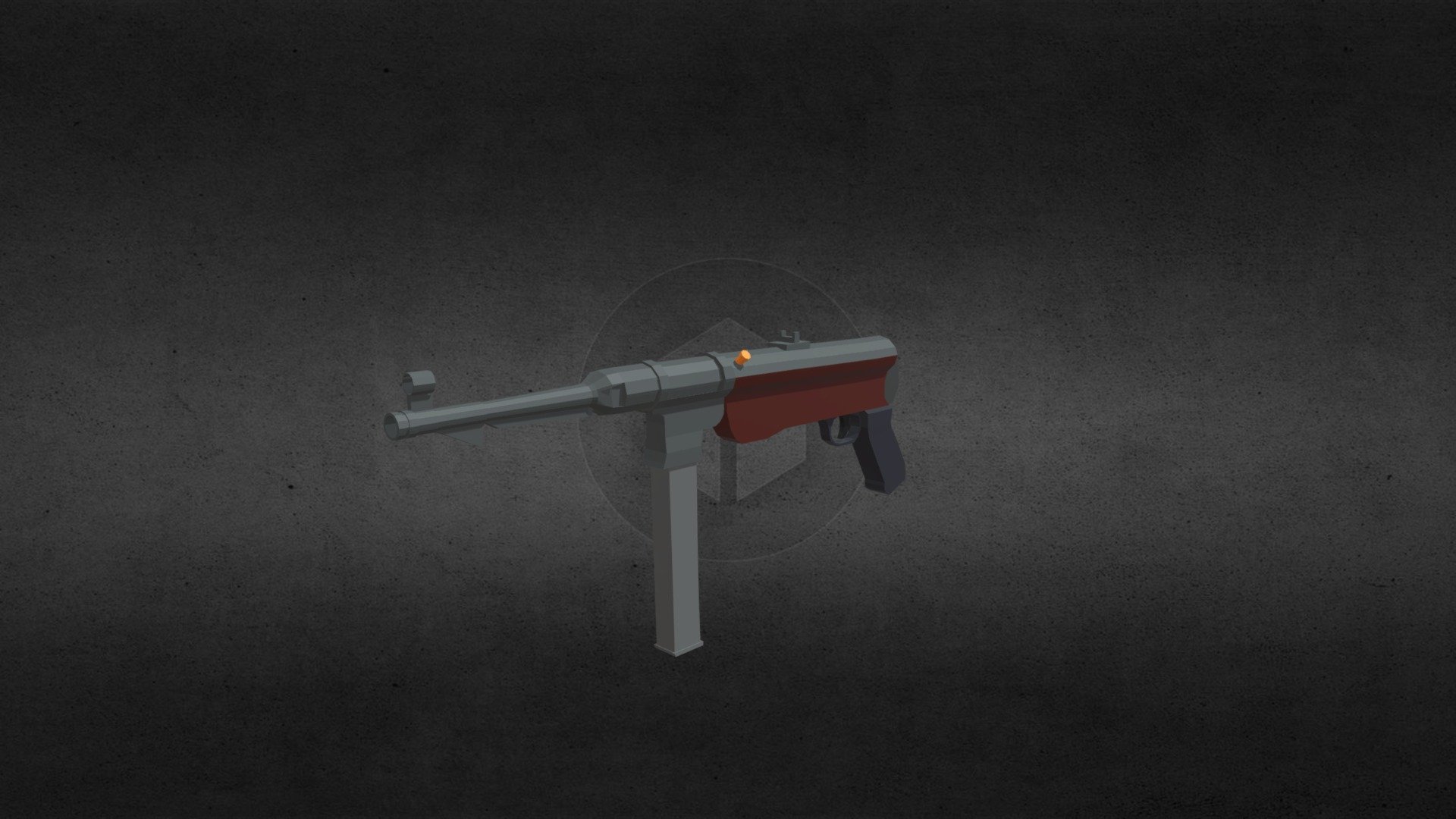 Mp-40 Low Poly - Download Free 3D model by Three Fruits (@threefruits ...