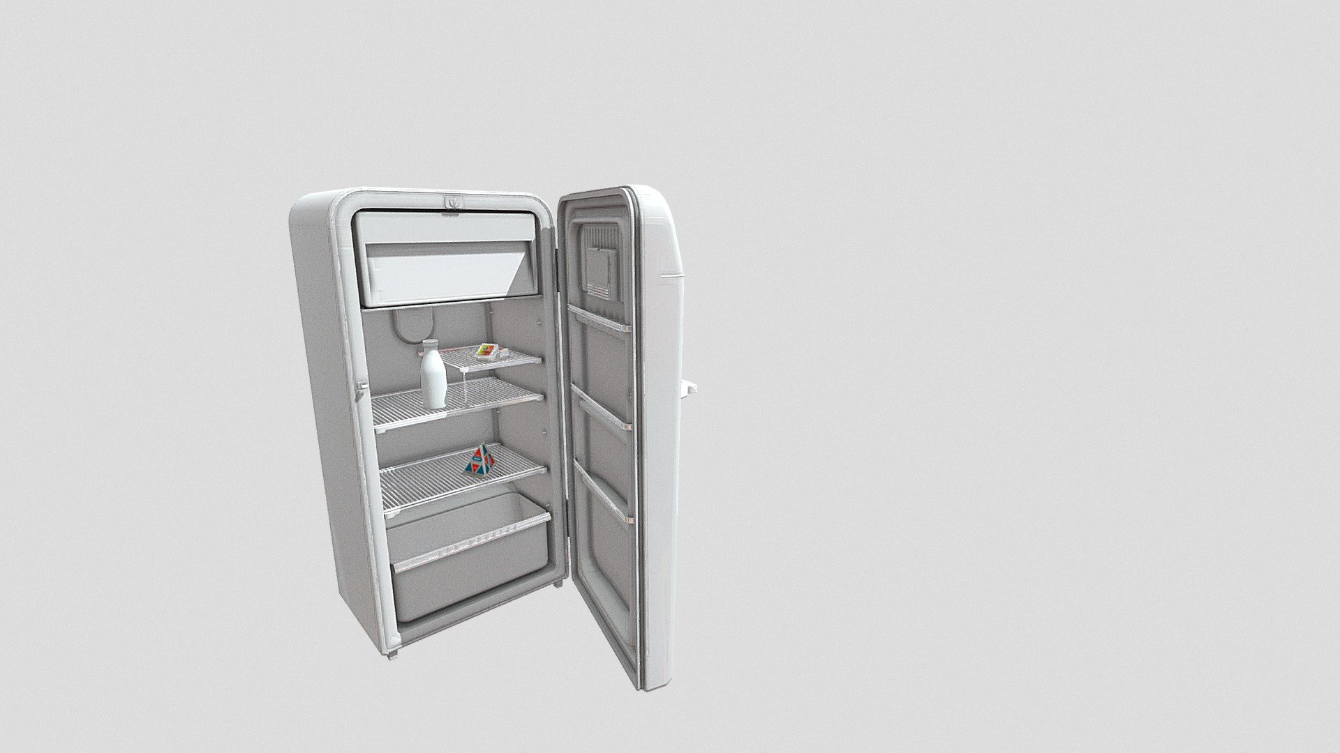 fridge - Download Free 3D model by Dawn (@dawnio) [5185f0e] - Sketchfab
