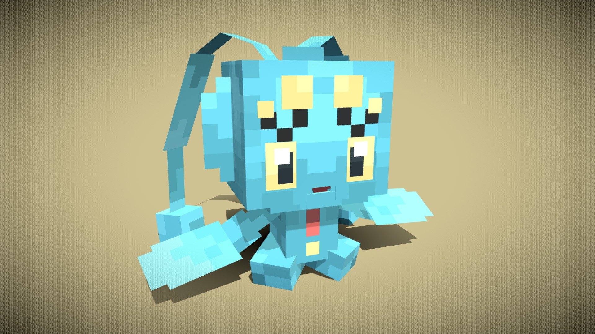 Manaphy - 3D model by Anamora (@Anamoraa) [51878bd] - Sketchfab