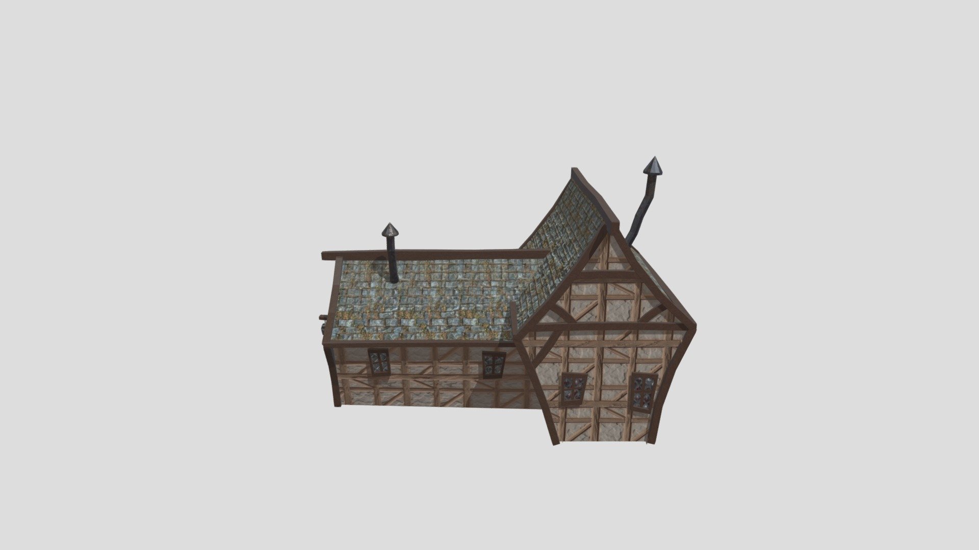 Stylized House 4 - 3D model by The Elliseran Modeller (@kenlong ...