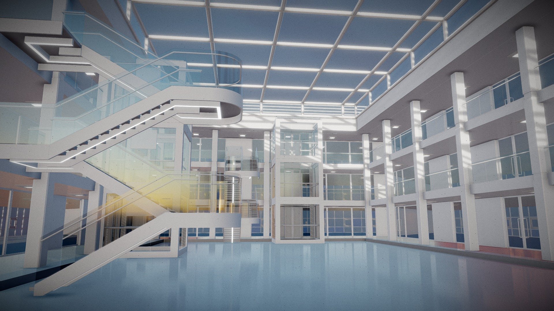 Office Atrium - Buy Royalty Free 3D model by Giimann [51892e0 ...