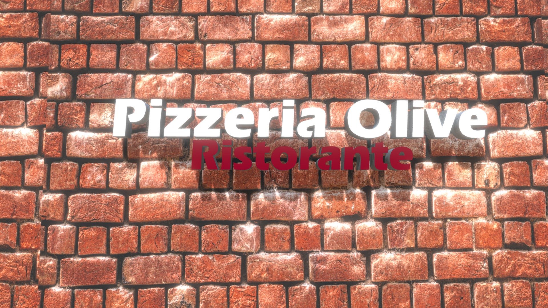 Pizzaria Olivia - 3D model by werbetechnikmigde [518a4ed] - Sketchfab