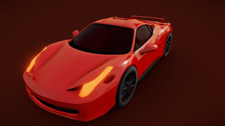 Ferrari_458_italia 3D models - Sketchfab