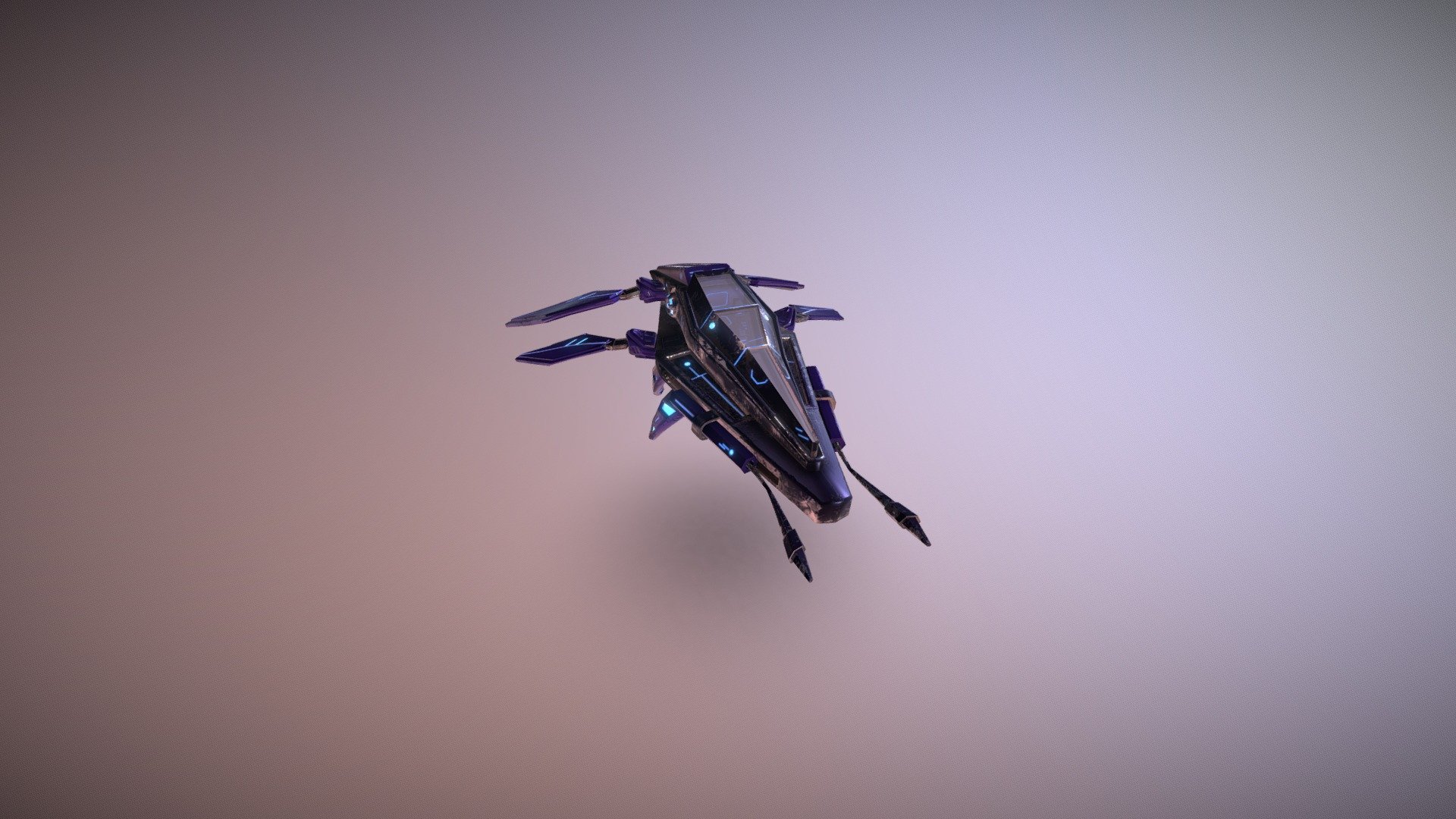 SpaceShip Arrow - 3D model by tony.lenssen (@tony-lenssen) [518a64b ...