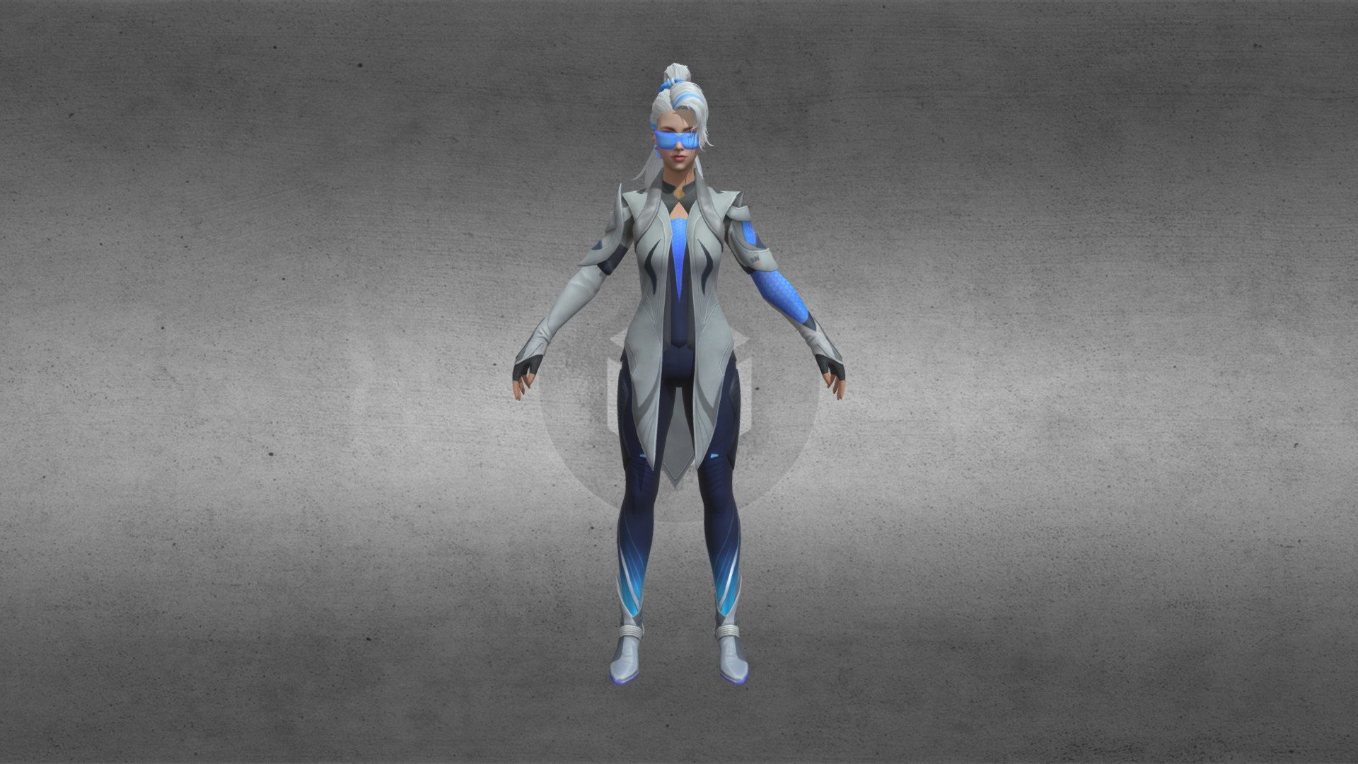 freefire new female 3d model by pace gaming ff - Download Free 3D model ...