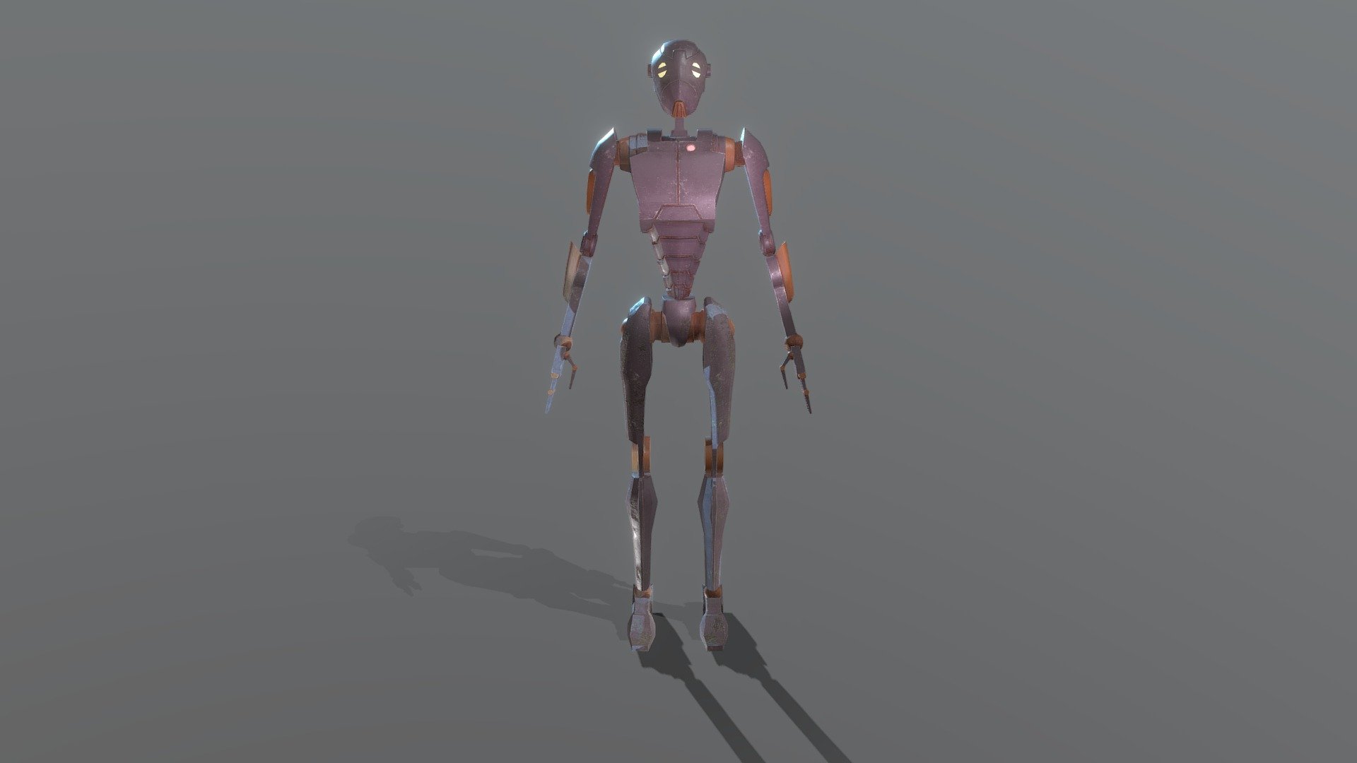 Star wars comando droid - 3D model by Andersonlau [518cee6] - Sketchfab