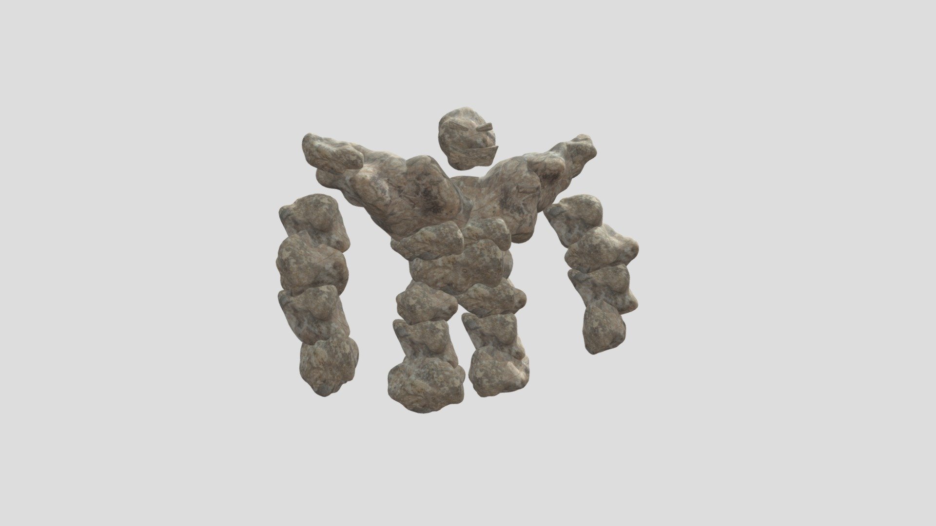 Golem monster - Buy Royalty Free 3D model by lenitramc [518ea3d ...
