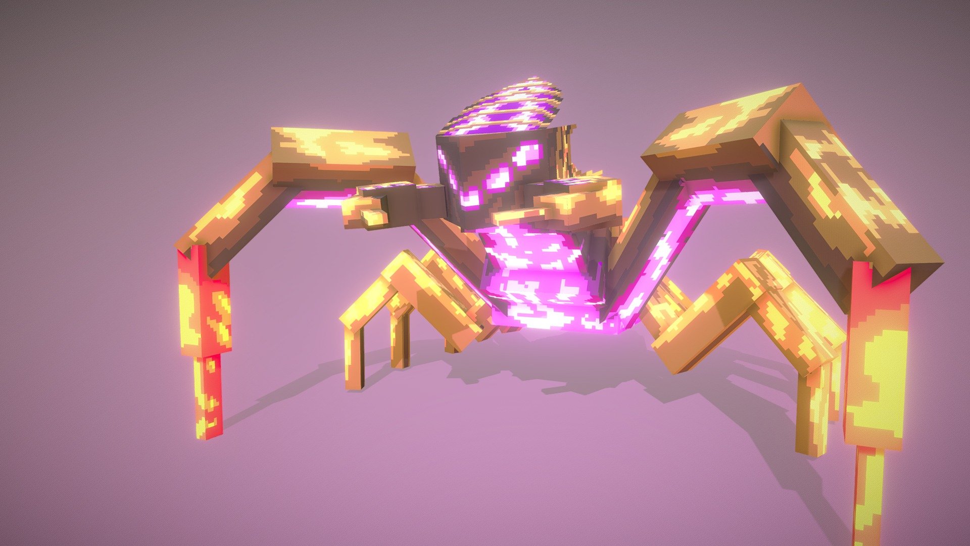 Pit demon spider - 3D model by Pong (@pong.room) [518ee53] - Sketchfab