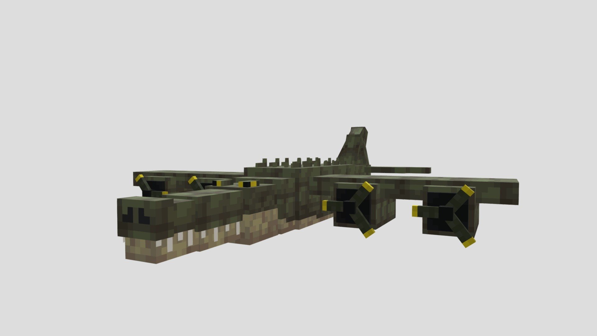 Bombardino Cocodrilo Minecraft - Download Free 3D model by angryarny ...