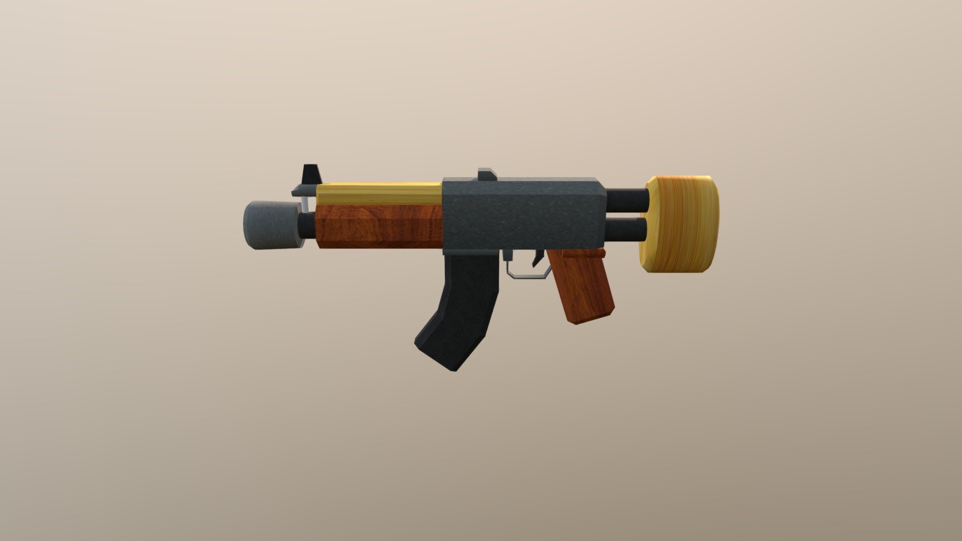 F Inal Full Gun Fbx - 3D model by christianbrown [5191d06] - Sketchfab