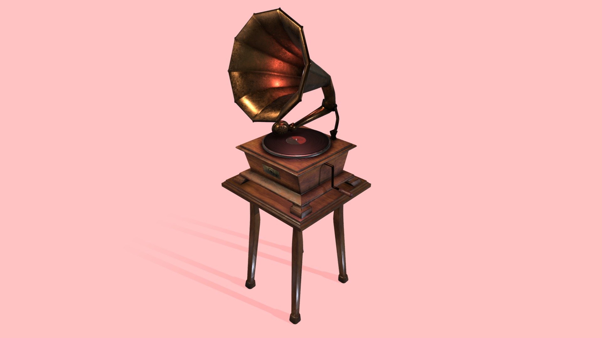 Gramophone - 3D Prop - Buy Royalty Free 3D model by Macd3d [5192195 ...