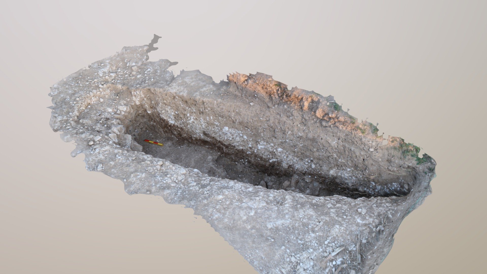 Evaluation trench Roman section - 3D model by geodigging [51921f8 ...