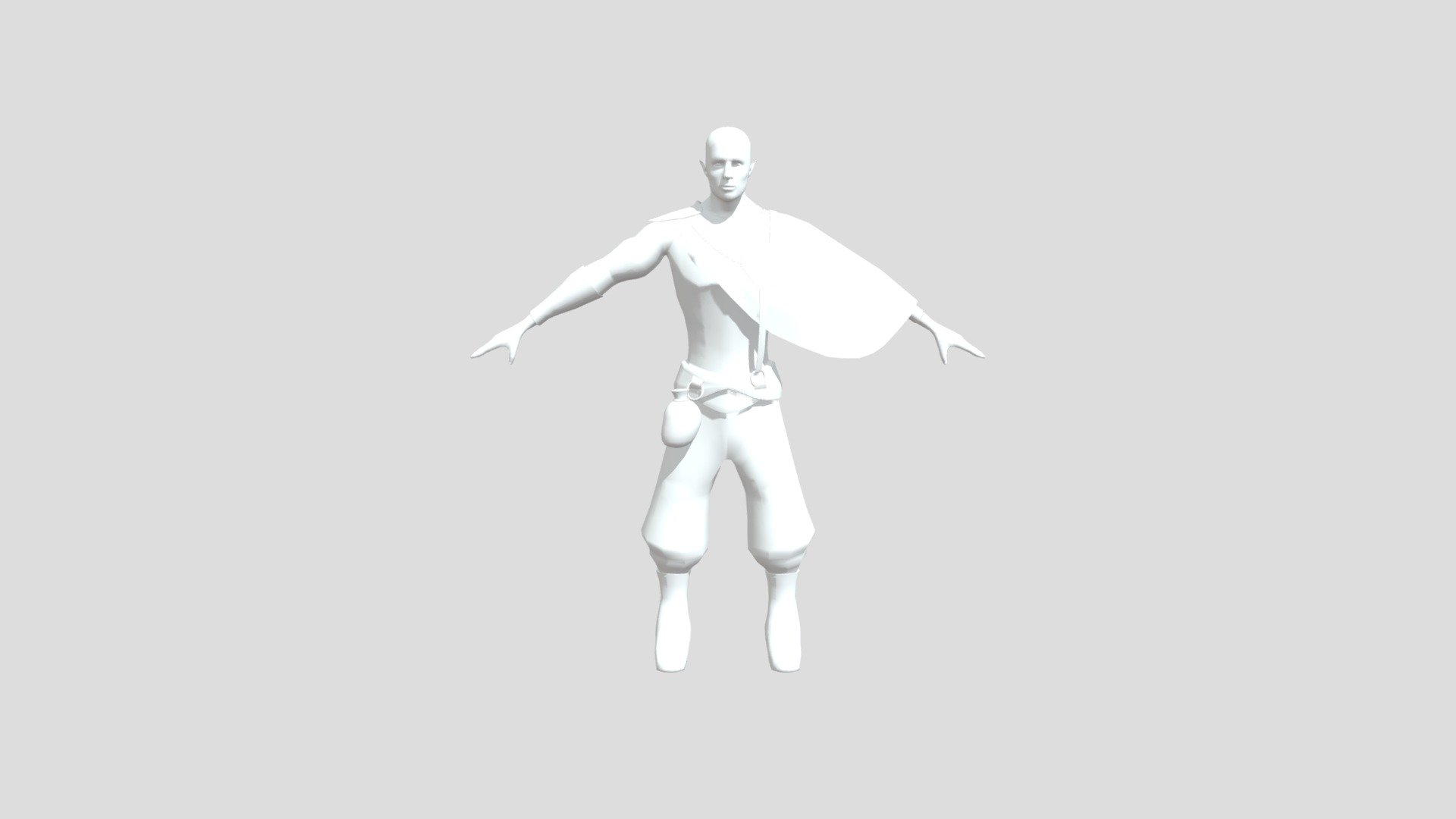 First Character Model - Download Free 3D model by MitchC [51922d9 ...