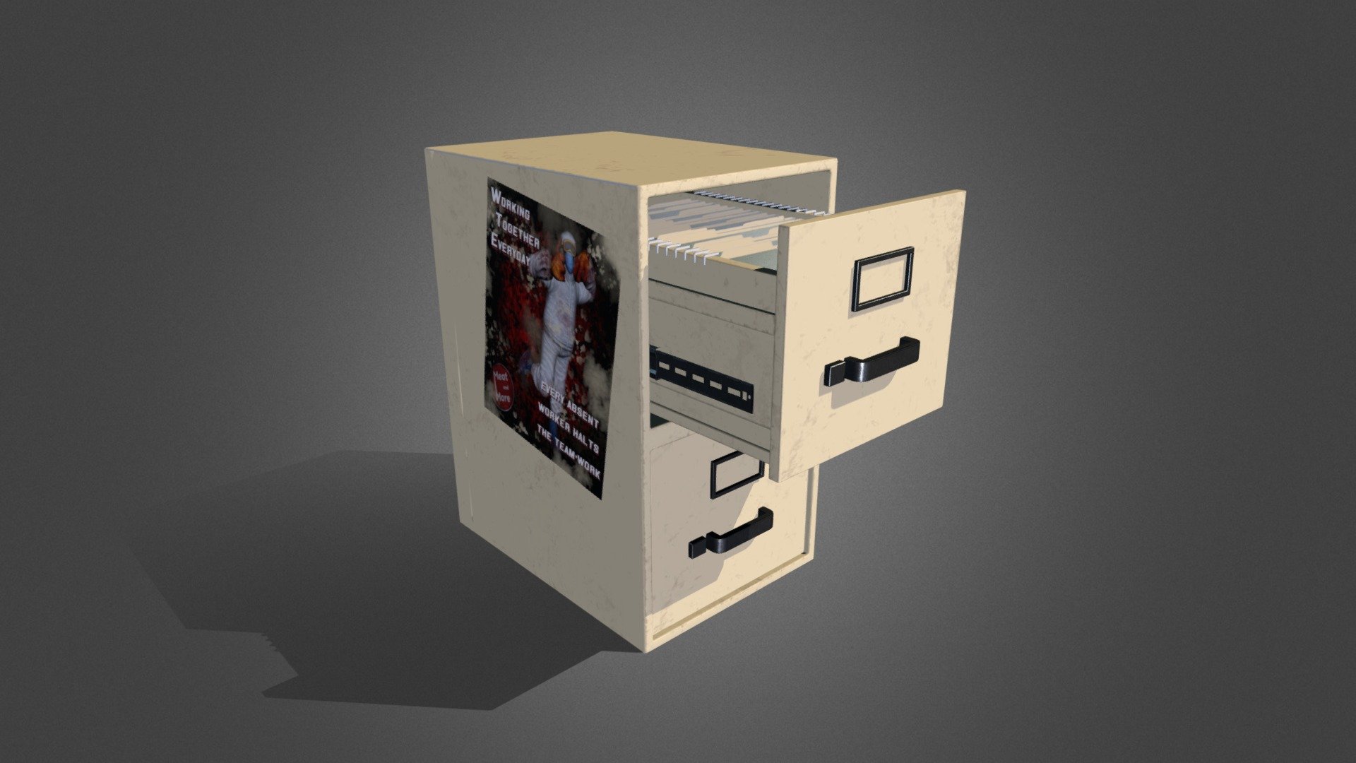 File Cabinet - 3D model by Rhiannon Inman (@rhimae) [51934ae] - Sketchfab